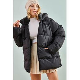 Bianco Lucci Winterjacke in Schwarz - 62% | Gr&ouml;&szlig;e 40 | Damenjacken
