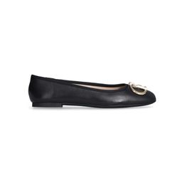 Liu Jo Leder-Ballerinas "Dafne" in Schwarz - 58% | Gr&ouml;&szlig;e 35 | Damen-ballerinas