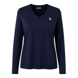 U.S. Polo Assn. Longsleeve in Dunkelblau - 19% | Gr&ouml;&szlig;e XL | Damen-tops