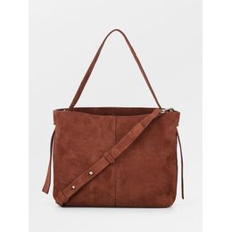 Becks&ouml;ndergaard Becks&ouml;ndergaard Leder-Henkeltasche "Fraya" in Braun - (B)24 x (H)22 cm - 50% | Damen-taschen