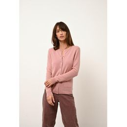 Just Cashmere Kaschmir-Cardigan "Katharine" in Rosa - 57% | Gr&ouml;&szlig;e M | Damen-pullover-cardigans