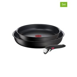 Tefal 3tlg. Pfannen-Set "Ingenio Unlimited" in Schwarz - 9% | Kochgeschirr