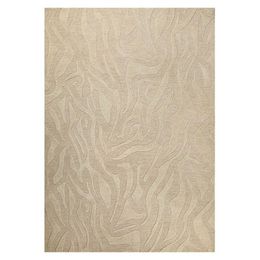Wecon Home Schurwoll-Teppich "Lior" in Beige - 55% | Gr&ouml;&szlig;e 140x200 cm |
