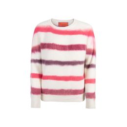 LIEBLINGSST&Uuml;CK LIEBLINGSST&Uuml;CK Pullover in Wei&szlig;/ Pink/ Lila - 56% | Gr&ouml;&szlig;e 40 | Damen-pullover-cardigans