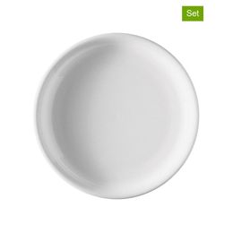 Rosenthal 6er-Set: Fr&uuml;hst&uuml;cksteller ''Trend'' in Wei&szlig; - &Oslash; 20 cm - 40% | Gedeckter-tisch