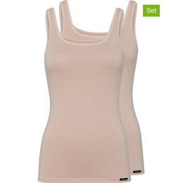 Skiny 2er-Set: Hemdchen in Nude - 42% | Gr&ouml;&szlig;e 38 | Damen-tops