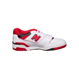 New Balance Leder-Sneakers "550" in Wei&szlig;/ Rot - 46% | Gr&ouml;&szlig;e 42,5 | Herrensneakers