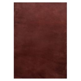 Wecon Home Hochflor-Teppich "Basics Anna" in Bordeaux - 52% | Gr&ouml;&szlig;e 200x200 cm |