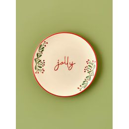 Bella Maison Fr&uuml;hst&uuml;cksteller "Jolly" in Creme/ Rot - &Oslash; 20 cm - 12% | Gedeckter-tisch