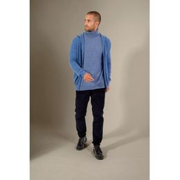 Perfect Cashmere Kaschmir-Cardigan "Eldo" in Hellblau - 60% | Gr&ouml;&szlig;e L | Herren-pullover-cardigans