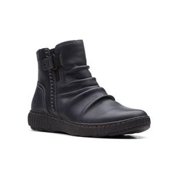 Clarks Leder-Boots "Caroline Orchid" in Schwarz - 64% | Gr&ouml;&szlig;e 37 | Damen-stiefel