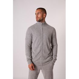 Perfect Cashmere Kaschmir-Cardigan "Cody" in Grau - 60% | Gr&ouml;&szlig;e S | Herren-pullover-cardigans