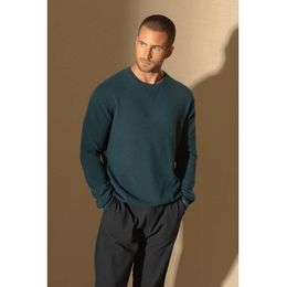 Perfect Cashmere Kaschmir-Pullover "Soan" in Gr&uuml;n - 62% | Gr&ouml;&szlig;e M | Herren-plussize