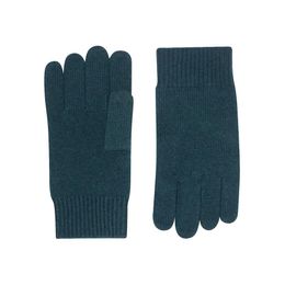 Perfect Cashmere Kaschmir-Fingerhandschuhe "Hailey" in Dunkelgr&uuml;n - 48% | Damenhandschuhe