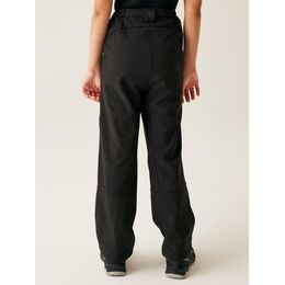 Regatta Softshellhose "Junior" in Schwarz - 43% | Gr&ouml;&szlig;e 152 | Kinderhosen