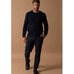 Perfect Cashmere Kaschmir-Pullover "Eden" in Dunkelblau - 62% | Gr&ouml;&szlig;e L | Herren-plussize