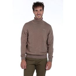 The Time of Bocha Rollkragenpullover in Hellbraun - 70% | Gr&ouml;&szlig;e S | Herren-plussize