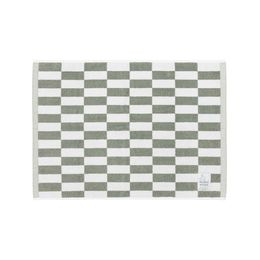 Moomin Badematte ''Checks'' in Creme/ Gr&uuml;n - (L)70 x (B)50 cm - 11% | Heimtextilien-badematten