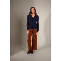Perfect Cashmere Kaschmir-Cardigan "Emma" in Dunkelblau - 60% | Gr&ouml;&szlig;e L | Damen-pullover-cardigans