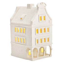 G. Wurm Windlicht ''House'' in Wei&szlig; - (B)11 x (H)21 x (T)14 cm - 24% | Kerzen-vasen