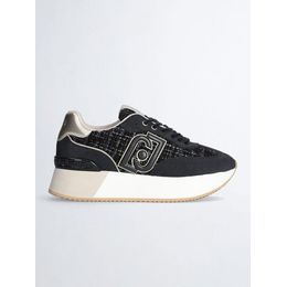 Liu Jo Sneakers in Schwarz/ Gold - 55% | Gr&ouml;&szlig;e 37 | Damen-sneakers