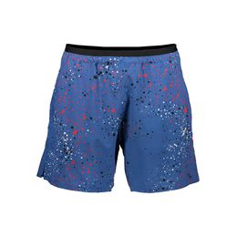 Reebok Trainingsshorts "Strength" in Blau/ Schwarz - 43% | Gr&ouml;&szlig;e L | Herren-outdoorhosen