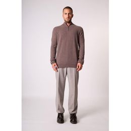 Perfect Cashmere Kaschmir-Pullover "Lucas" in Braun - 60% | Gr&ouml;&szlig;e XL | Herren-plussize