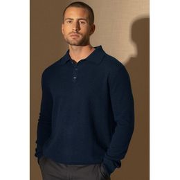 Perfect Cashmere Kaschmir-Pullover "Spencer" in Dunkelblau - 59% | Gr&ouml;&szlig;e M | Herren-plussize