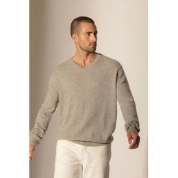 Perfect Cashmere Kaschmir-Pullover "Lorenzo" in Beige - 62% | Gr&ouml;&szlig;e XXL | Herren-plussize
