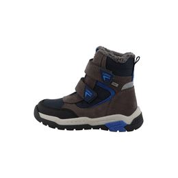 Lurchi Leder-Winterstiefel "Norris 1" in Anthrazit/ Blau - 58% | Gr&ouml;&szlig;e 30 | Kinderstiefel