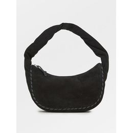 Becks&ouml;ndergaard Becks&ouml;ndergaard Leder-Schultertasche "Talia" in Schwarz - (B)28 x (H)16 cm - 55% | Damen-taschen