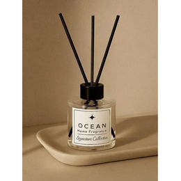 Lucky Bees Raumduft ''Ocean'' in Schwarz/ Wei&szlig; - 100 ml - 62% | Kerzen-vasen