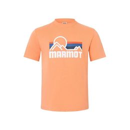 Marmot Funktionsshirt "Coastal" in Orange - 60% | Gr&ouml;&szlig;e S | Damen-outdoor-tops-shirts