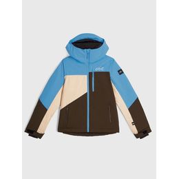 O`Neill O'Neill Ski-/ Snowboardjacke in Hellblau/ Braun/ Beige - 53% | Gr&ouml;&szlig;e 128 | Kinder-outdoor-jacken