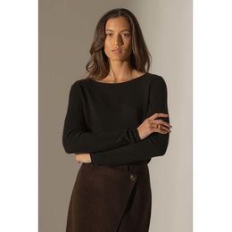 Perfect Cashmere Kaschmir-Pullover "Megan" in Schwarz - 61% | Gr&ouml;&szlig;e S | Damen-pullover-cardigans