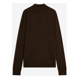 Perfect Cashmere Kaschmir-Pullover "Lucas" in Dunkelbraun - 59% | Gr&ouml;&szlig;e M | Herren-plussize