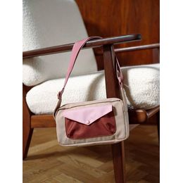 Fabelab Umh&auml;ngetasche in Rosa/ Bordeaux/ Beige - (B)24 x (H)14 cm - 34% | Kinder-rucksaecke-taschen