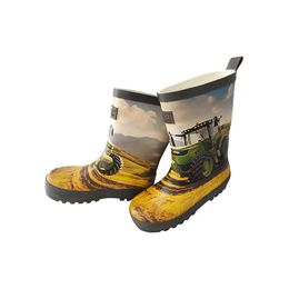 MaxiMo Gummistiefel "Traktor" in Anthrazit/Bunt - 25% | Gr&ouml;&szlig;e 25 | Kinder-outdoor-sport-schuhe
