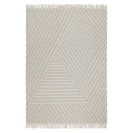 Wecon Home Schurwoll-Teppich "Modern Pop" in Creme/ Grau - 72% | Gr&ouml;&szlig;e 160x230 cm |