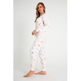 PJ Salvage Pyjama-Hose in Wei&szlig; - 64% | Gr&ouml;&szlig;e M | Damen-loungewear