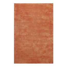 Homie Living Hochflor-Teppich "Sienna" in Orange - 64% | Gr&ouml;&szlig;e 200x200 cm |