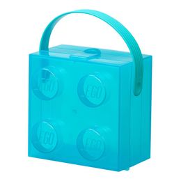 Lego Lunchbox "Brick 4" in Hellblau - (B)16,5 x (H)11,6 x (T)17,3 cm - 35% | Aufbewahren-servieren
