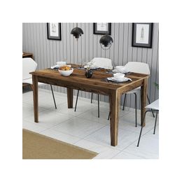 Scandinavia Concept Esstisch "Milan" in Braun - (B)145 x (H)75 x (T)88 cm - 65% | Tische