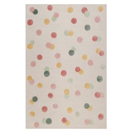 Smart Kids Woll-Teppich "Dana" in Creme/ Bunt - 65% | Gr&ouml;&szlig;e 160x230 cm | Teppiche-fussmatten