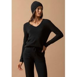 Perfect Cashmere Kaschmir-Pullover "Shannon" in Schwarz - 64% | Gr&ouml;&szlig;e S | Damen-pullover-cardigans
