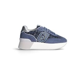 Liu Jo Sneakers in Blau/ Silber - 53% | Gr&ouml;&szlig;e 38 | Damen-sneakers