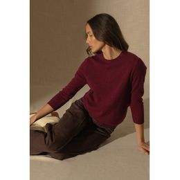 Perfect Cashmere Kaschmir-Pullover "Vanessa" in Bordeaux - 60% | Gr&ouml;&szlig;e S | Damen-pullover-cardigans
