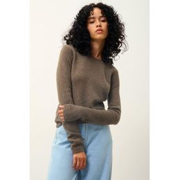 AUTHENTIC CASHMERE Kaschmir-Pullover "Ivy" in Braun - 58% | Gr&ouml;&szlig;e XL | Damen-pullover-cardigans