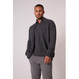 Perfect Cashmere Kaschmir-Cardigan "Jules" in Anthrazit - 58% | Gr&ouml;&szlig;e S | Herren-pullover-cardigans