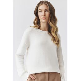 TATUUM Pullover "Joel" in Wei&szlig; - 42% | Gr&ouml;&szlig;e L | Damen-pullover-cardigans